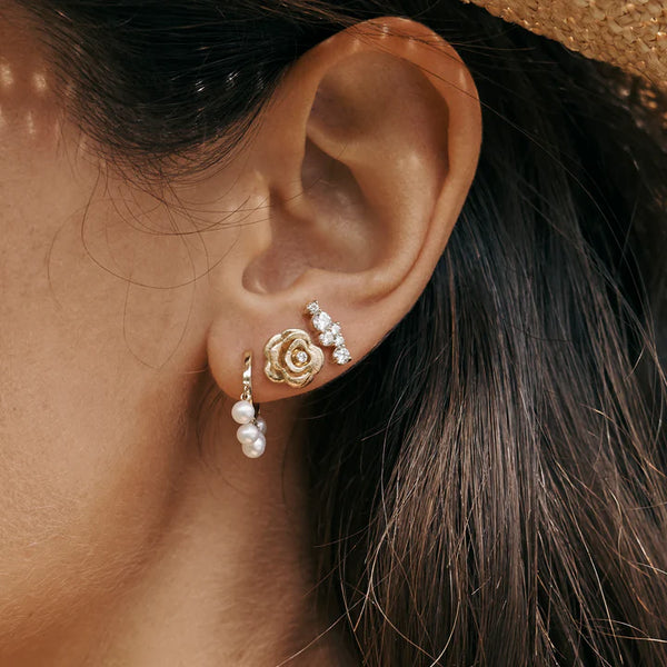 Sydney Evan Rose Studs - Joseph