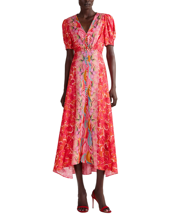 SALONI Lea Long Dress - Joseph